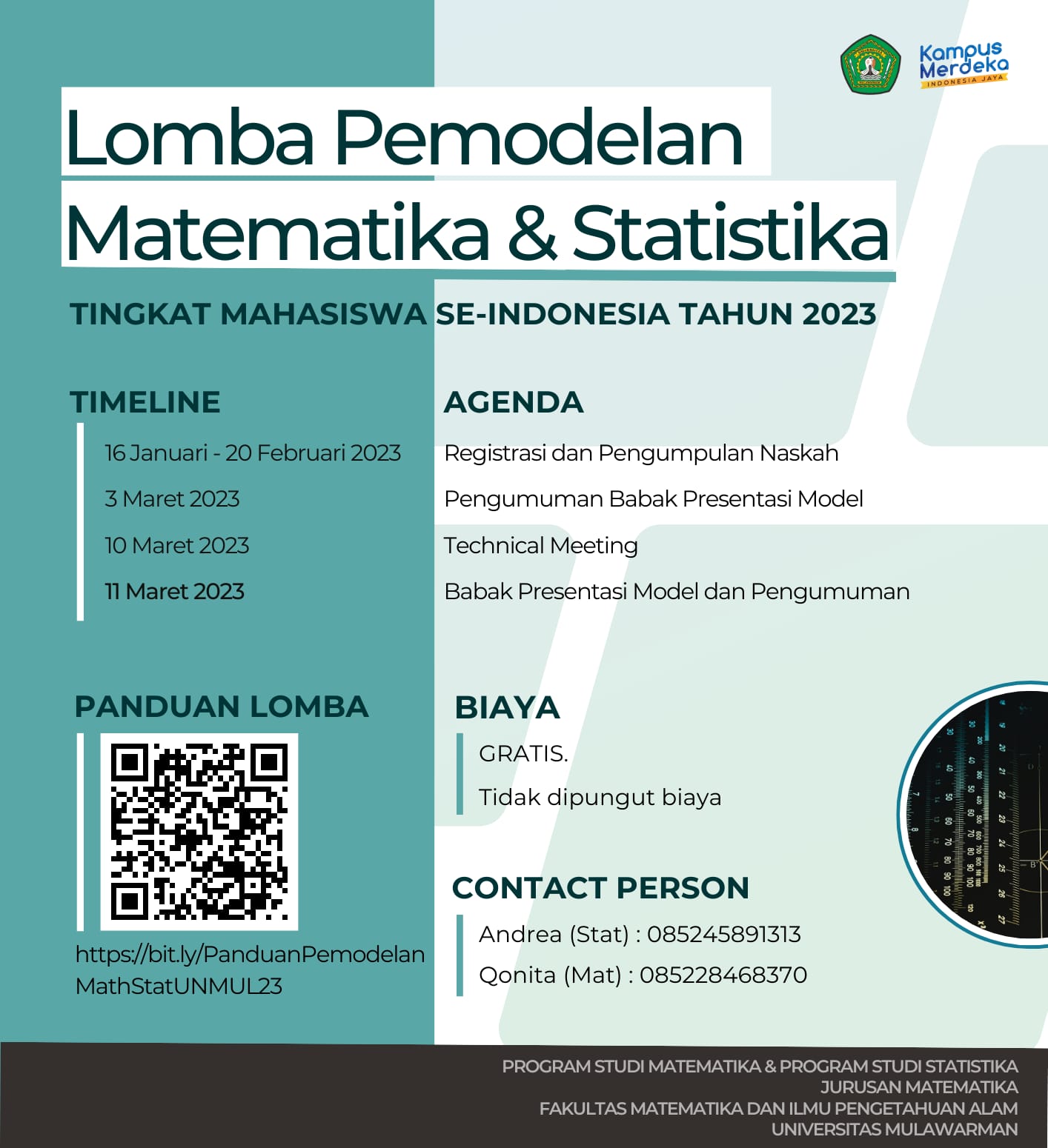 Lomba Pemodelan Matematika dan Statistika Tingkat Mahasiswa se ...
