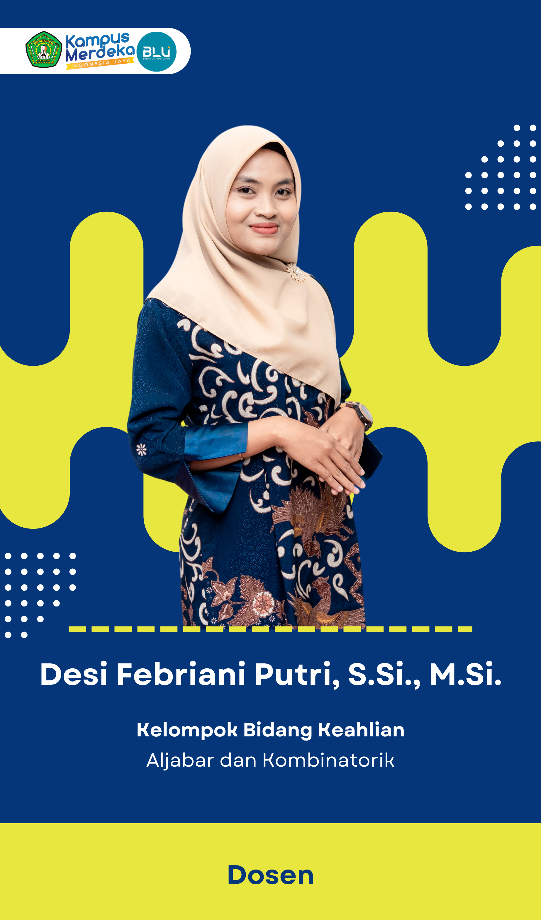 Dosen dan Staf – Program Studi S-1 Matematika