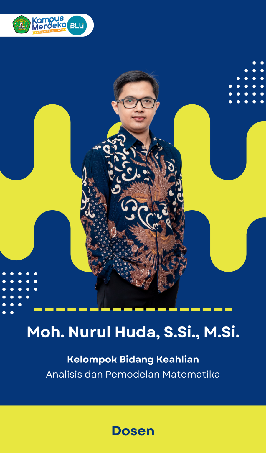 Dosen dan Staf – Program Studi S-1 Matematika