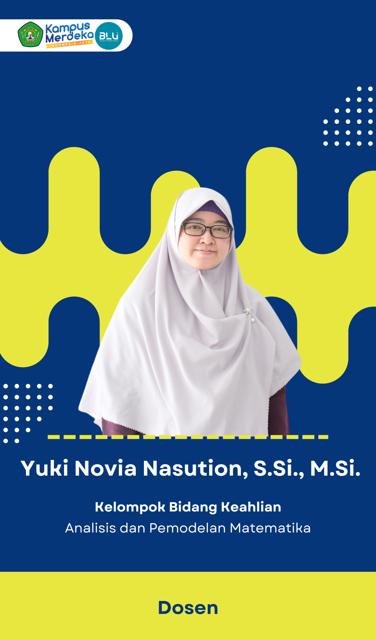 Dosen dan Staf – Program Studi S-1 Matematika