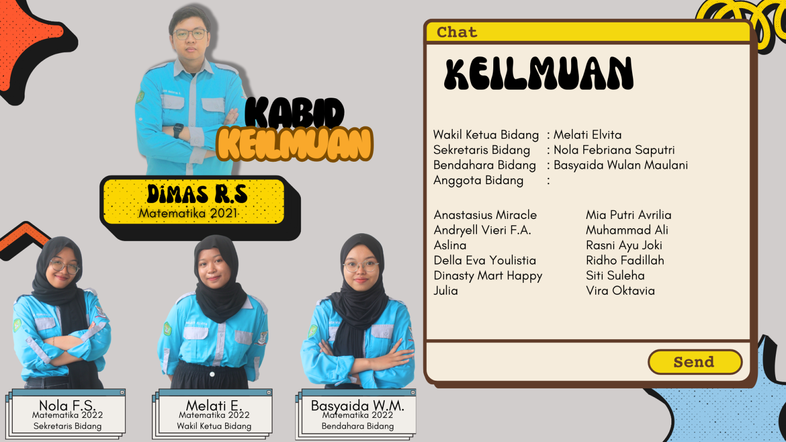 Bidang Keilmuan – Program Studi S-1 Matematika